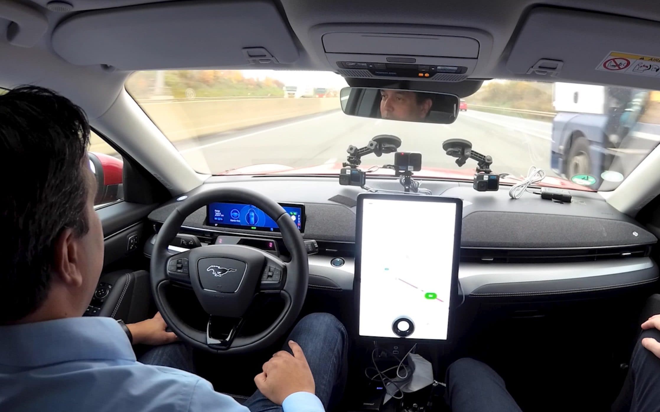 Hands-free Driving on UK Motorways with Mustang Mach-E car | New ...